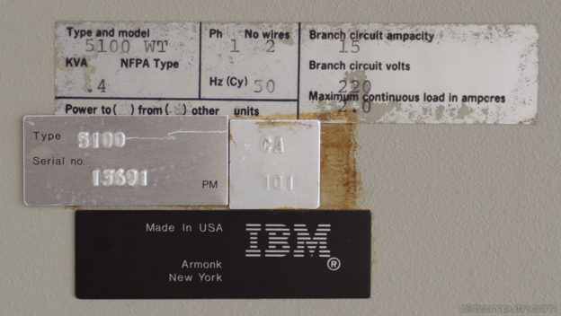 IBM 5100 (1975) | Oldcomputr.com